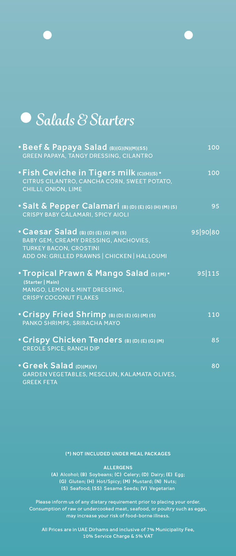 Menu Displays powered for Taj Exotica Resort & Spa by menumodo