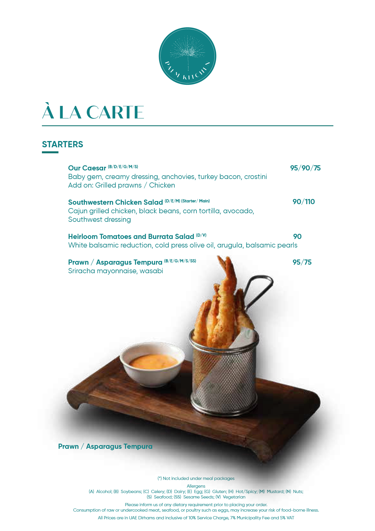 Menu Displays powered for Taj Exotica Resort & Spa by menumodo
