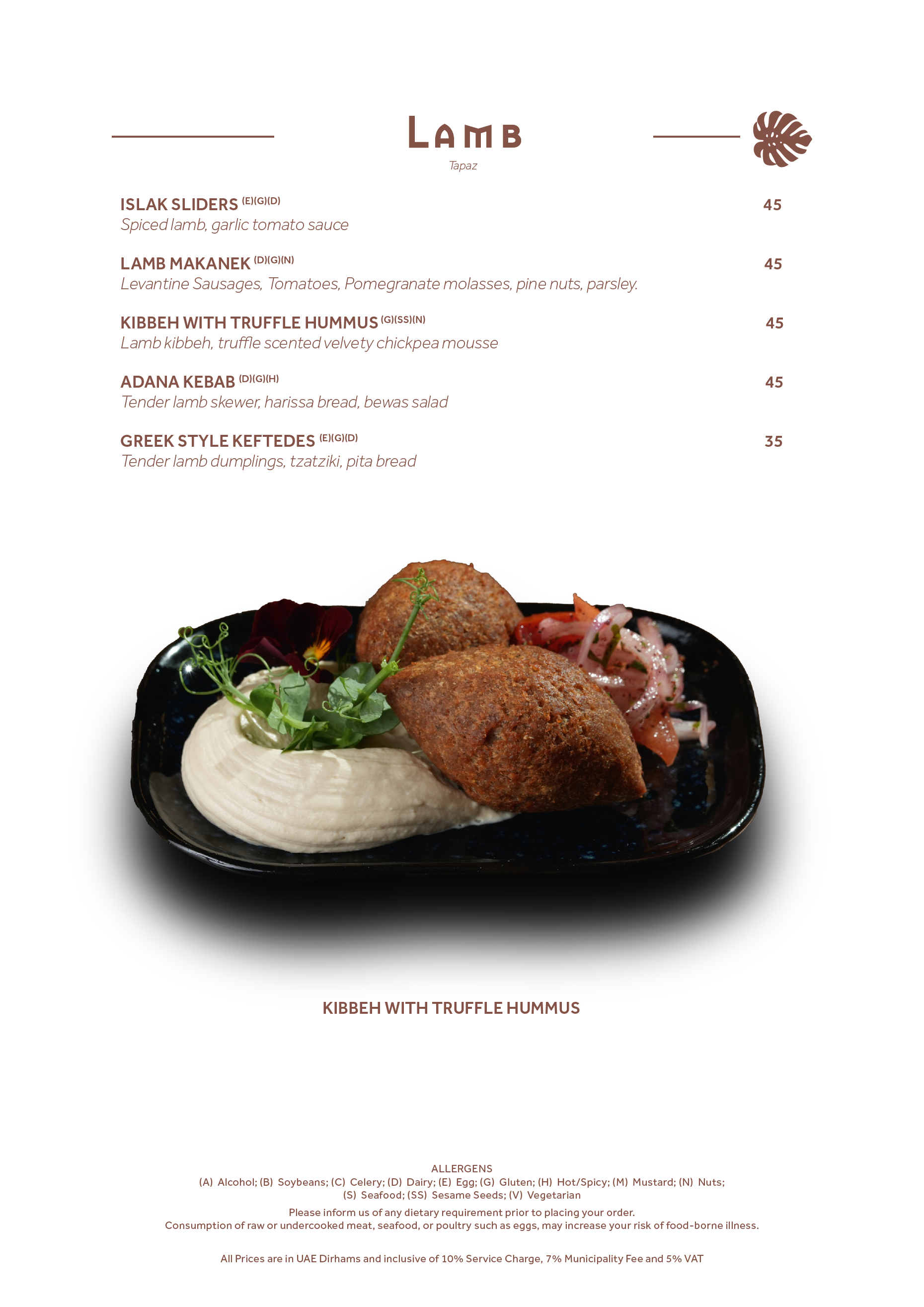 Menu Displays powered for Taj Exotica Resort & Spa by menumodo