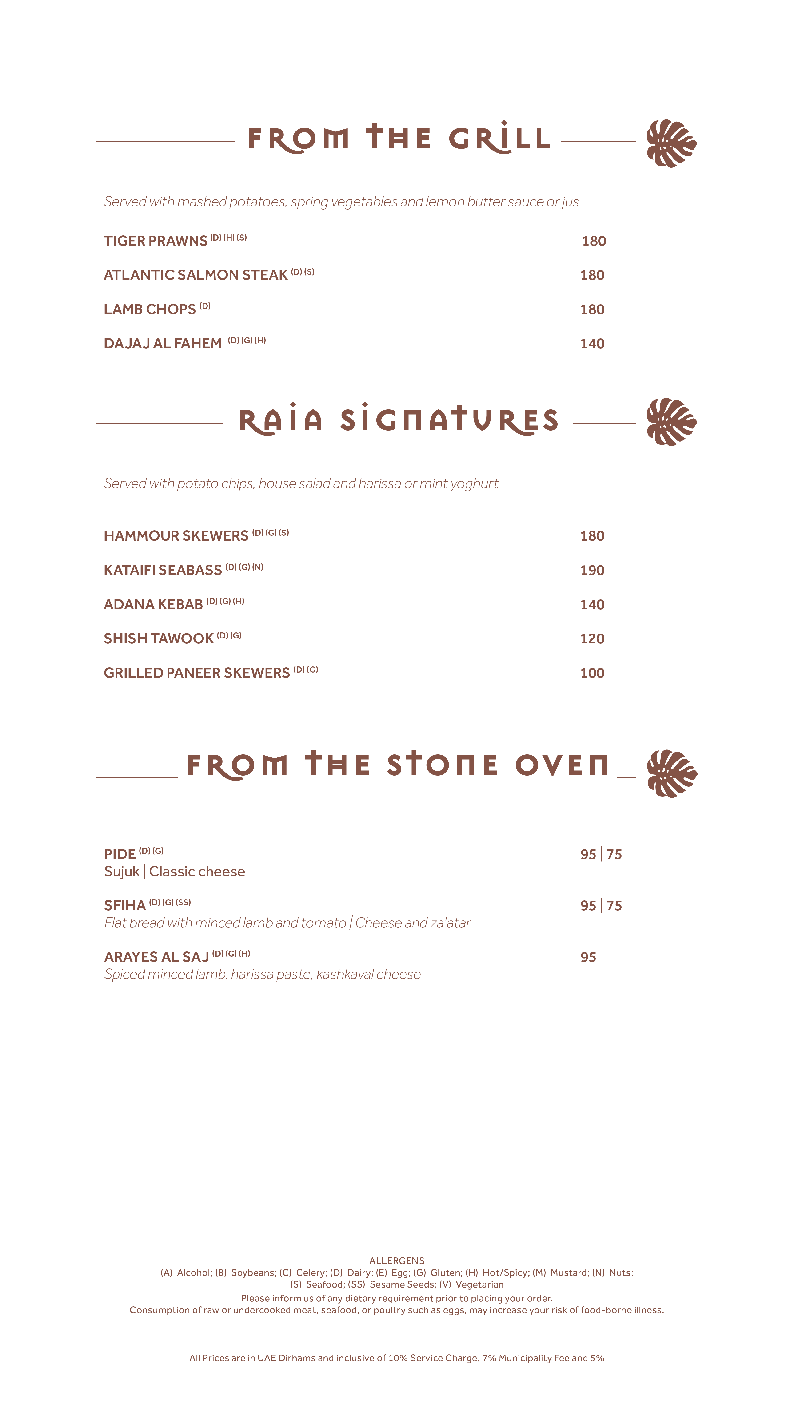 Menu Displays powered for Taj Exotica Resort & Spa by menumodo