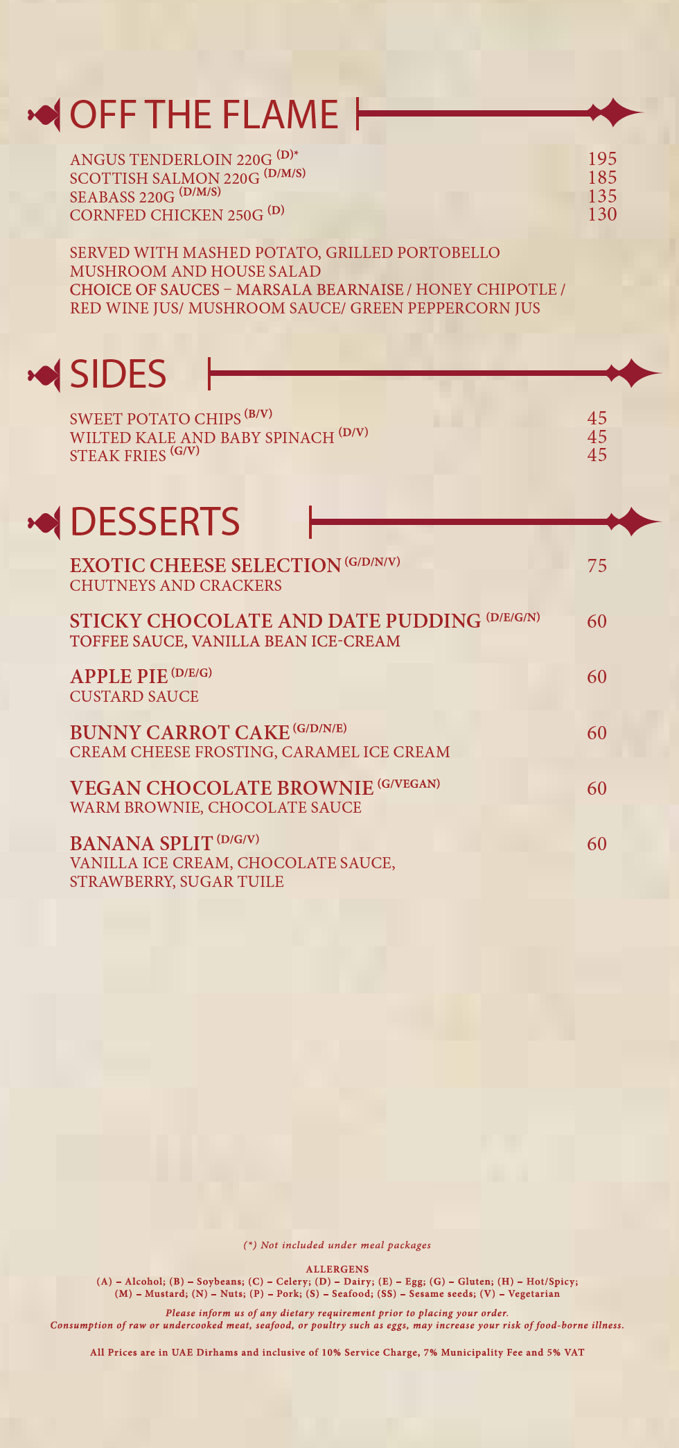 Menu Displays powered for Taj Exotica Resort & Spa by menumodo