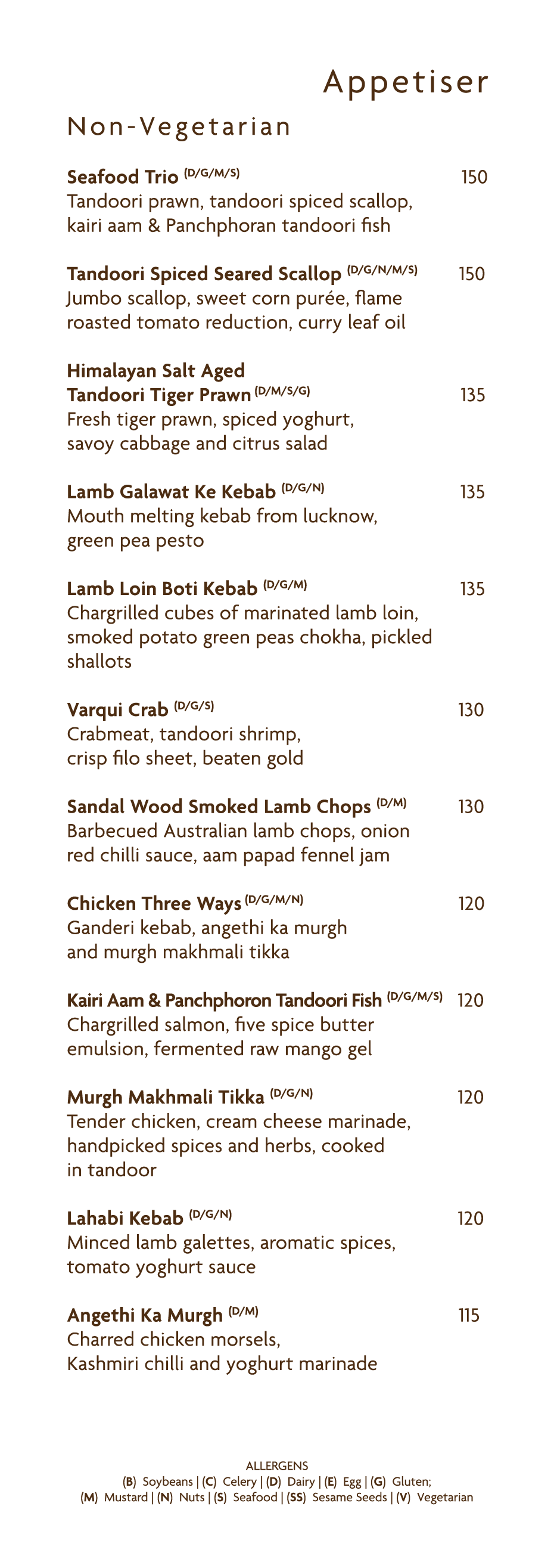 Menu Displays powered for Taj Exotica Resort & Spa by menumodo