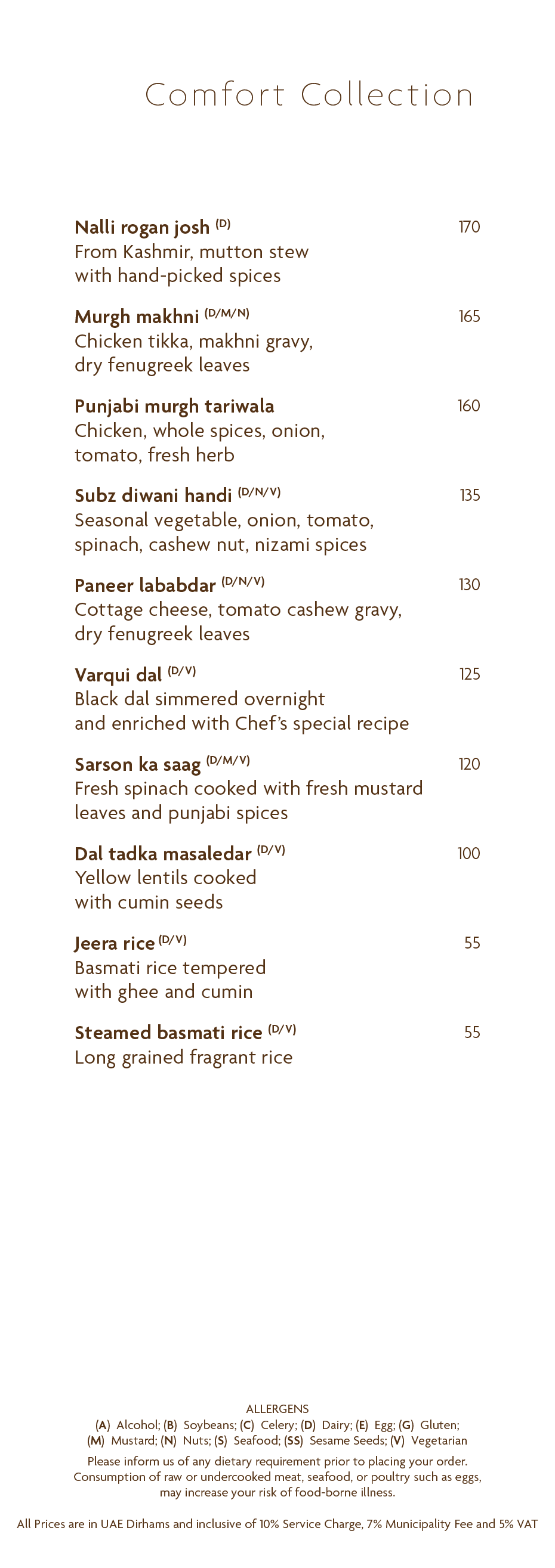 Menu Displays powered for Taj Exotica Resort & Spa by menumodo